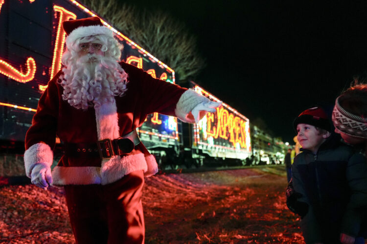 Santa’s annual train visit delivers hope and magic to one corner of ...